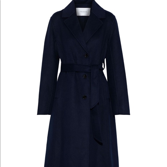 Frame Denim | Jackets & Coats | Frame Belted Wool Coat | Poshmark